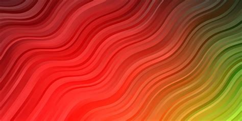 Dark Multicolor Vector Layout With Curves Bright Illustration With Gradient Circular Arcs Best