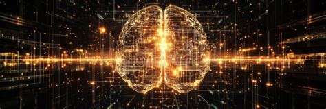 A Digital Brain Intertwined With Glowing Circuits And Data Patterns Representing Technology In
