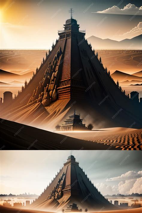 Premium Photo Religion Temple Tower Building Pyramid Wallpaper