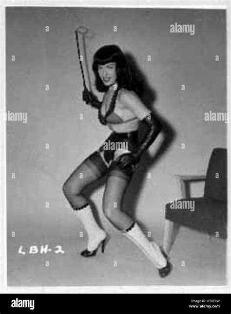 Bettie Page Was An Iconic American Model Known For Her Pin Up