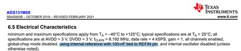 ADS M Odd Behaviour With Inputs And Reference Voltage Data Converters Forum Data