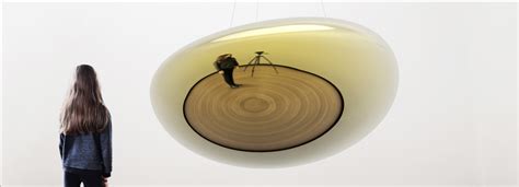 Vincent Leroy S UFO Installation Is A Weightless Drop Floating In The Air
