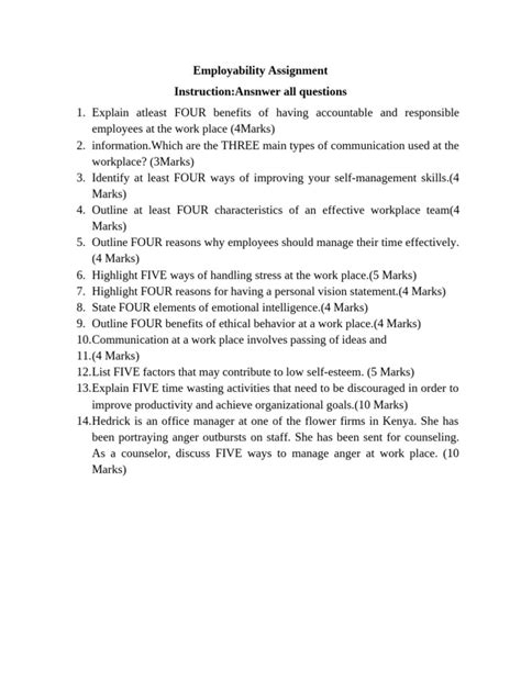 employability assignment 1 pdf