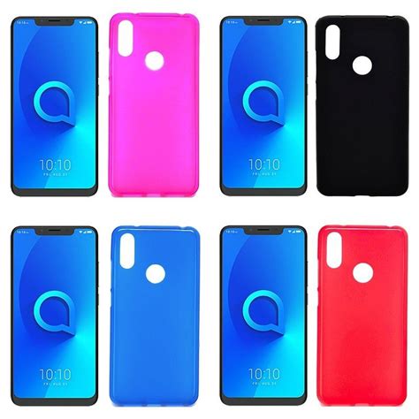 PARA ALCATEL 5V FUNDA CARCASA DE GEL TPU MATE FROSTED MiFunda