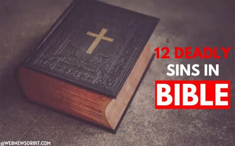 What Are The 12 Sins In The Bible