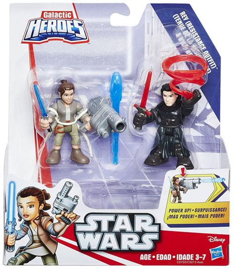 Star Wars Galactic Heroes Rey Resistance Outfit Kylo Ren Mini Figure 2