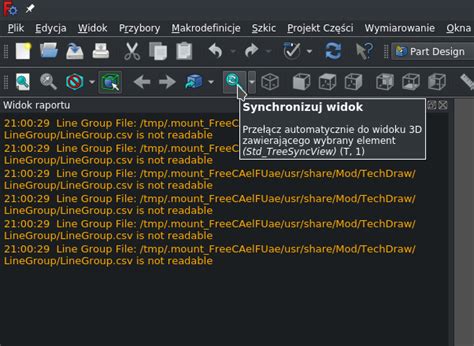 FreeCAD View Toolbar TreeView Actions Component Issue FreeCAD FreeCAD
