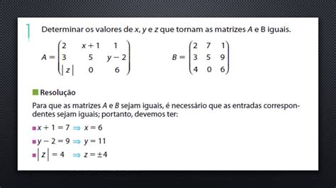 Matrizes Igualdade De Matrizes Youtube