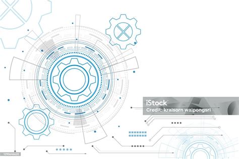 デジタル技術とエンジニアリングデジタル通信コンセプトハイテク未来的な技術の背景ベクトルのイラスト つながりのベクターアート素材や画像を多数