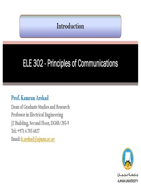 Week 1 Lecture 1 Pdf Modulation Analogue Electronics
