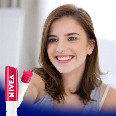 Nivea Lip Balm Fruity Shine Cherry Kiraz With Spf 15 Nlbc Cherry