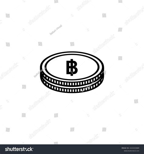 태국 통화 아이콘 Thb 기호 바트머니 스톡 벡터로열티 프리 2222222689 Shutterstock