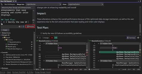 Create A Pull Request In Visual Studio GA