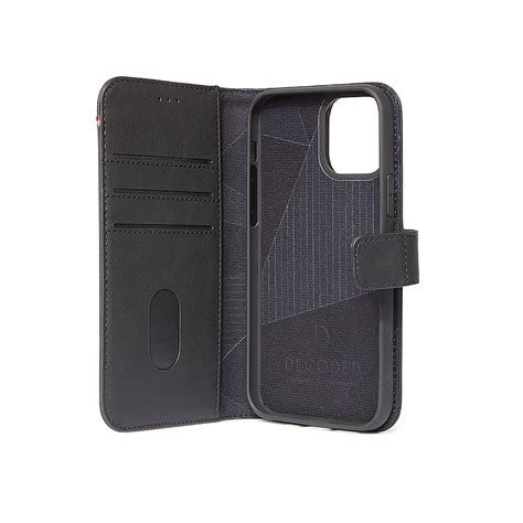 Best Buy DECODED DECODED Leather Detachable Wallet IPhone Pro Max Black BCW
