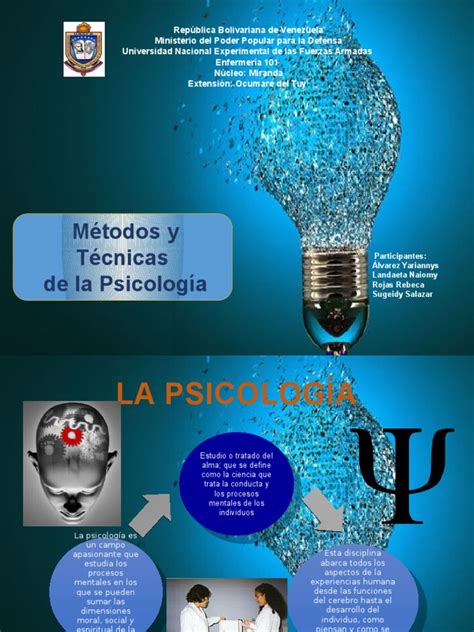 Métodos Y Técnicas De La Psicología Caso De Estudio Psicología