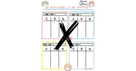 Addition Et Soustraction Sans Retenue
