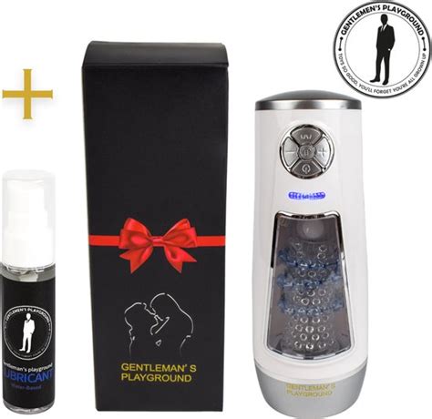 Gentlemans Playground Mastrubator Gratis Glijmiddel Sex Toys