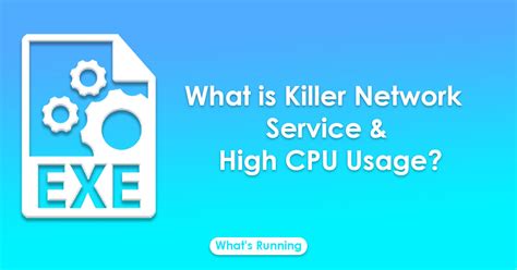 What Is Killer Network Service And High Cpu Usage [quick Soluition