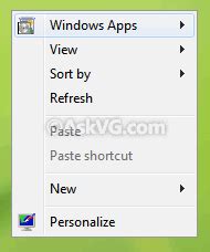 Add Windows Apps Cascading Menu In Windows And Later Desktop Context Menu AskVG