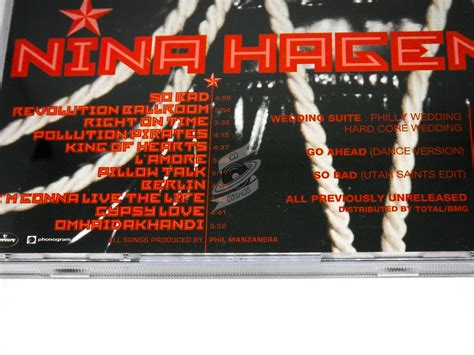 Nina Hagen Revolution Ballroom Cdcosmos