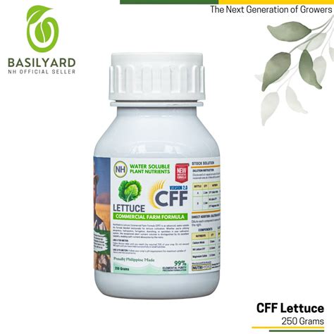 Nutrihydro Lettuce Cff Commercial Farm Formula Shopee Philippines