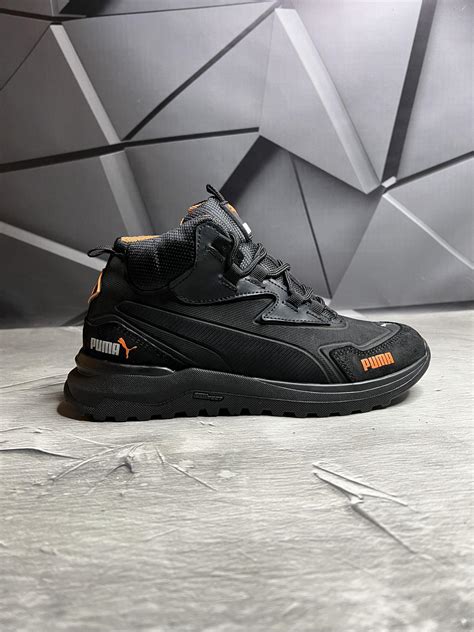 Чоловіча Зимова Взуття Для Чоловіки Ботинки Пума На Зиму Чорні Buyit Чоловіче Зимове Взутя Для