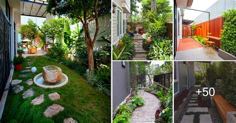 รวม 50 ไอเดีย จัดสวนข้างบ้าน ให้ดูสวยน่าพักผ่อน