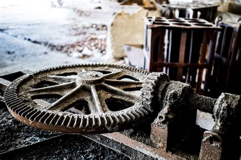 Premium Photo Close Up Of Old Rusty Machine Part