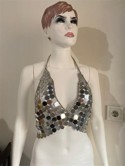 Rhinestone Body Chain Bralette Bralette Chain Top Festival Glam Chain