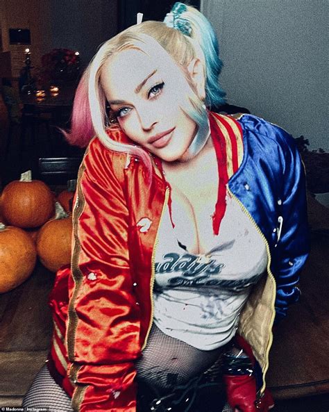 Madonna Transforms Into Daddys Little Monster Harley Quinn For