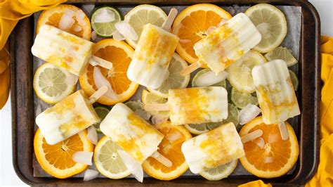 Triple Citrus Yogurt Popsicles Recipe