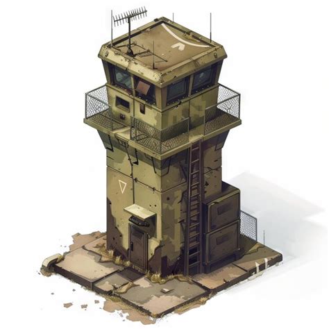 Premium Photo Isometric Tower