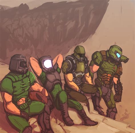 900 Doom Slayer Fanart Ideas