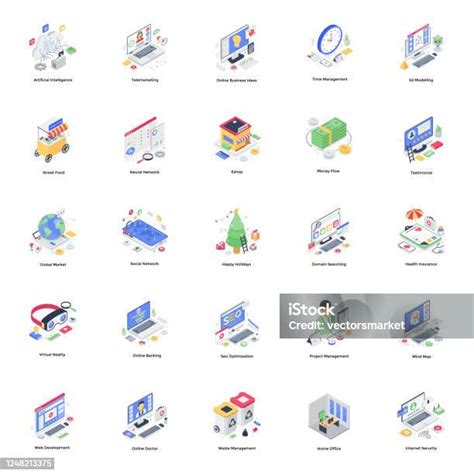 Paket Ilustrasi Isometrik Transaksi Bisnis Ilustrasi Stok Unduh