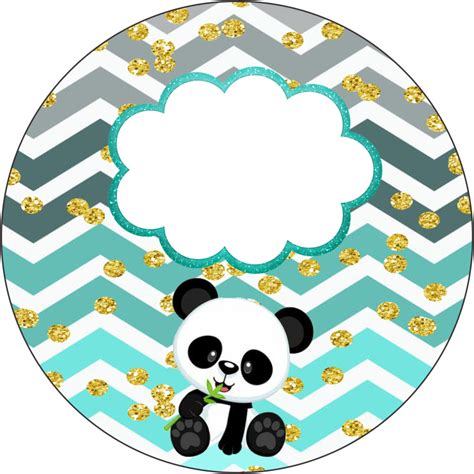 Kit Imprimible Oso Panda Gratis