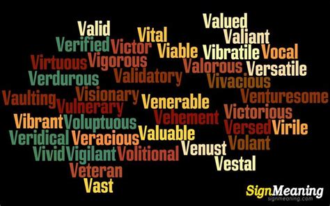 List Of Positive Words That Start With V Positive Adjectives Positive Words List Of Positive