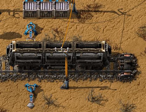 Any Idea Why The Top Inserter Is Not Unloading But The Bottom One Is R Factorio