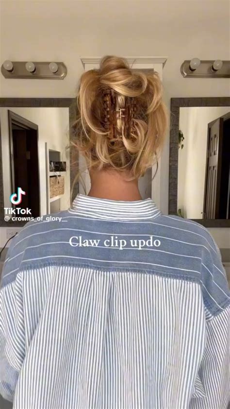 Claw Clip Updo In 2025 Long Hair Updo Long Hair Styles Hair Styles