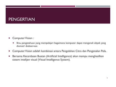 Introduction Computer Vision Image Clasifikasifikasi PPT
