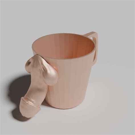 Mug With Sex Toy Or Dildo 3d Model By Japanzanuda