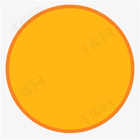 深橙色 Circle Clipart素材图片免费下载 千库网
