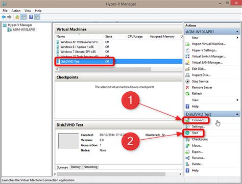 Hyper V Create And Use VHD Of Windows With Disk VHD Tutorials