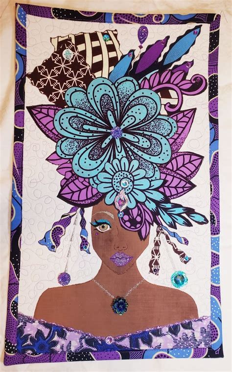 Goddess Llyra Goddess Of Joy 12x21 Inch Art Quilt In 2024 Art