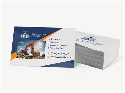 Business Card Design Ideas For Construction