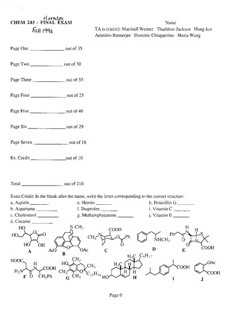 Exam 23 Questions Organic Chemistry Ii Chem 241 Docsity