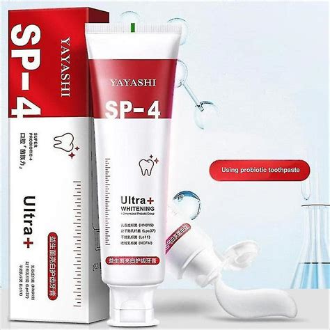 Sp 4 Probiotic Toothpaste Sp 4 Toothpaste Whitening Fruugo Uk