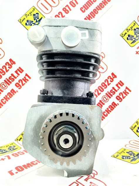 Компрессор 1-цилиндровый (старого образца) КАМАЗ 53205-3509015