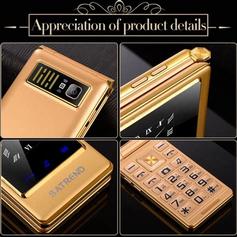 Uniwa A15 Senior Push Button Loud Cellphone Gsm Flip Mobile Phone Dual