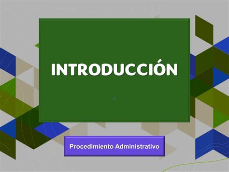 Ppt Introducción Al Procedimiento Administrativo