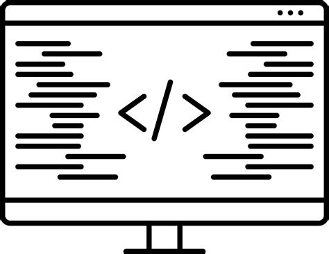 Line Icon For Coding 2258708 Vector Art At Vecteezy